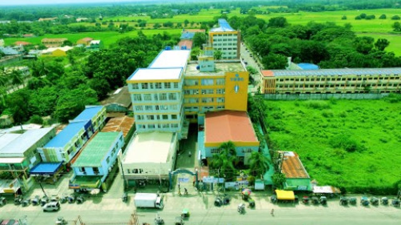 Virgen Milagrosa University Foundation Logo Virgen Milagrosa